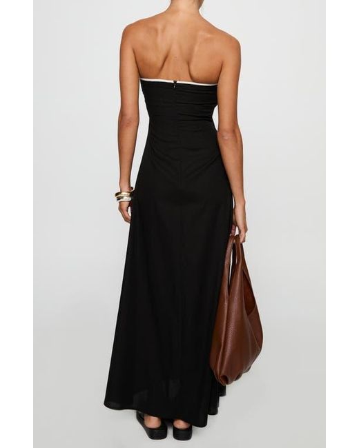 Princess Polly Bijou Strapless Maxi Dress in Black | Lyst
