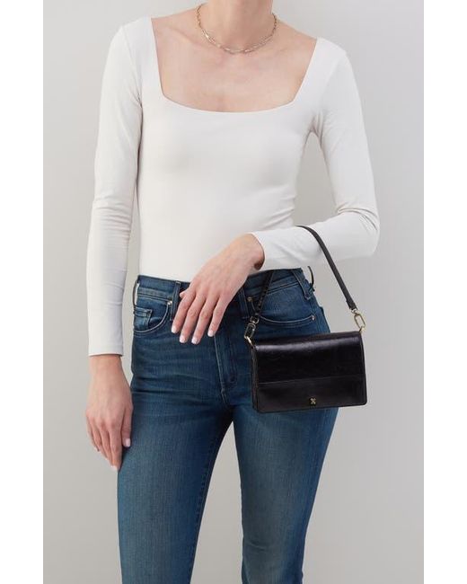 Hobo International Jill Leather Phone Crossbody Bag in Black | Lyst