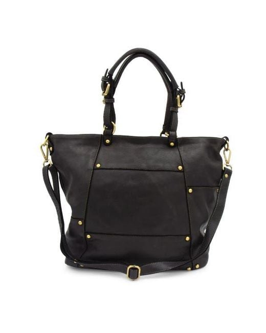 Bolsa Nova Nora Patchwork Tote in Black | Lyst