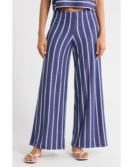 Marine Layer Beach Stripe Terry Cloth Pants in Blue | Lyst