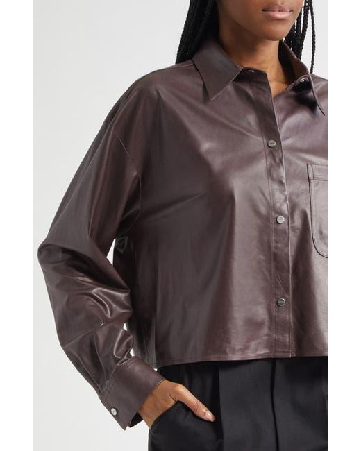 Twp Little Big Joe Leather Jacket in Purple | Lyst