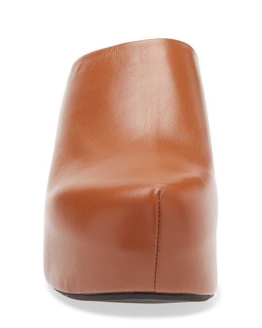 Marni Chunky Platform Clog in Brown | Lyst