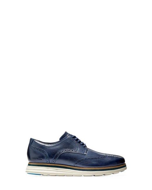 Cole Haan Original Grand Energy Meridian Short Wingtip Derby in Blue ...