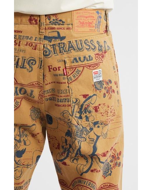 Levi's X Disney Pixar Toy Story Print Double Knee Canvas Carpenter ...