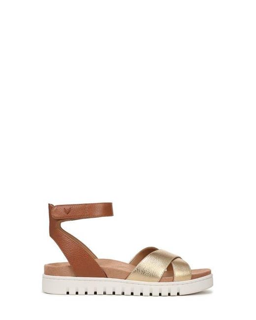 Vionic Uptown Merced Platform Sandal in Brown | Lyst