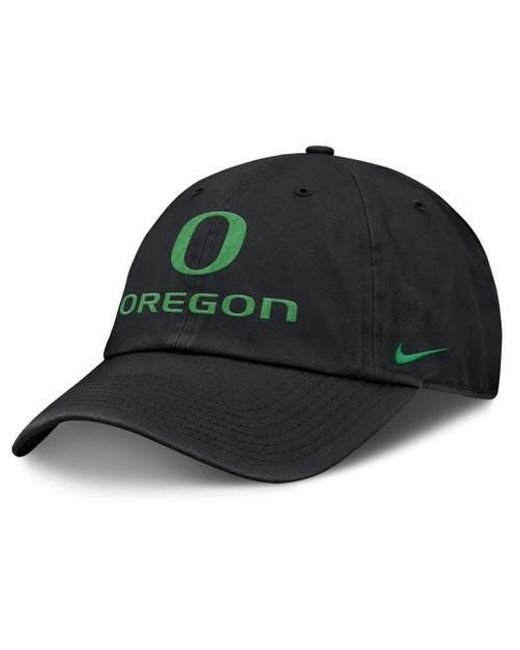 Nike Oregon Sideline Club Gameday College Adjustable Hat in Green for ...