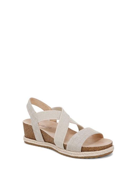 LifeStride Breeze Wedge Sandal in Natural | Lyst