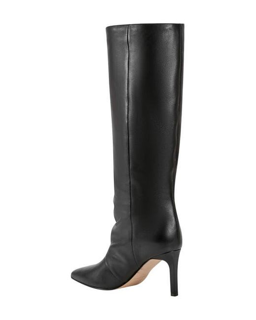 Marc Fisher Narysa Pointed Toe Knee High Boot in Black | Lyst