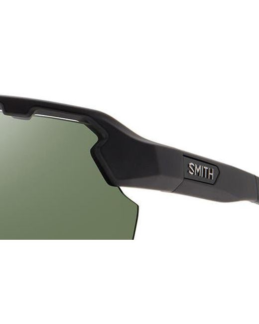 Smith Resolve 70Mm Chromapop Oversize Shield Sunglasses in Green | Lyst