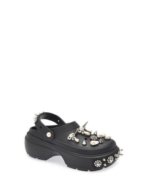 Crocs™ X Simone Rocha Stomp Platform Clog in Black | Lyst