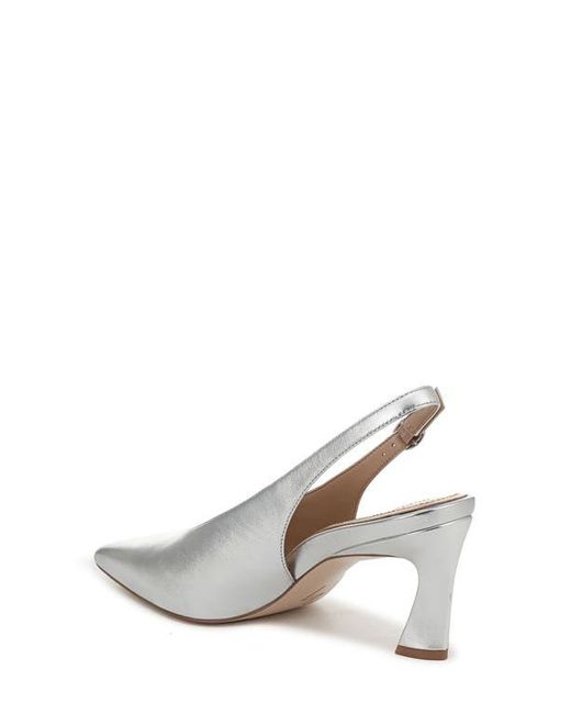 27 EDIT Naturalizer Elaine Slingback Pointed Toe Pump in White | Lyst