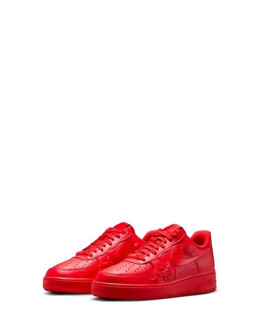 Nike Air Force 1 '07 Sneaker in Red | Lyst