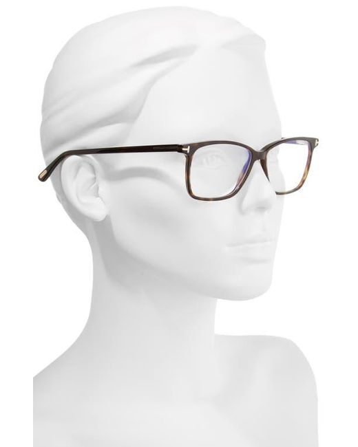 Tom Ford 55Mm Block Optical Glasses | Lyst
