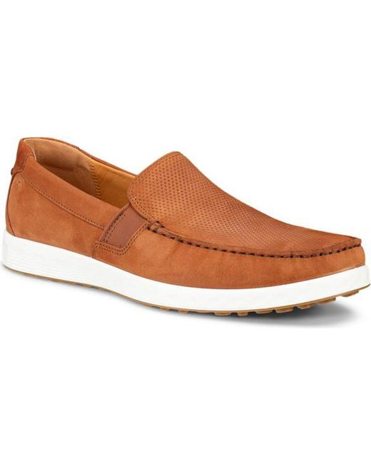 Ecco S Lite Moc Toe Slip-On in Brown for Men | Lyst