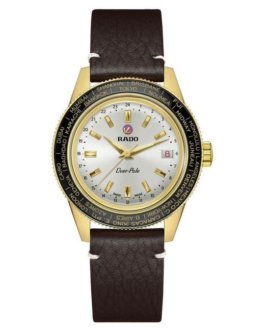 Rado Captain Cook Over-Pole Gmt Automatic Watch, 39Mm in Metallic | Lyst