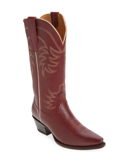 Tecovas The Annie Western Boot in Red | Lyst
