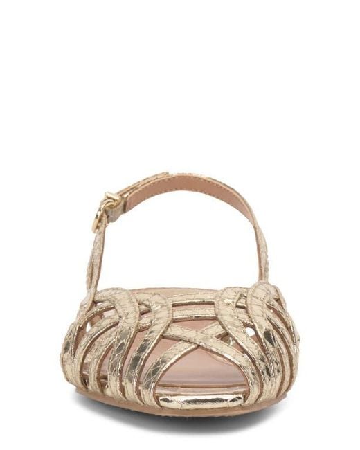 Vince Camuto Stiorra Slingback Sandal in Natural | Lyst