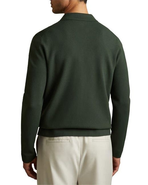 Reiss Rivers Zip-Up Cardigan in Black for Men | Lyst
