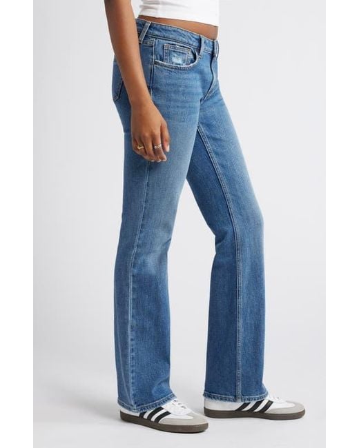 BP. Low Rise Bootcut Jeans in Blue | Lyst