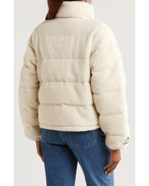 Helly Hansen Yu Teddy High Pile Puffer Jacket in Blue | Lyst