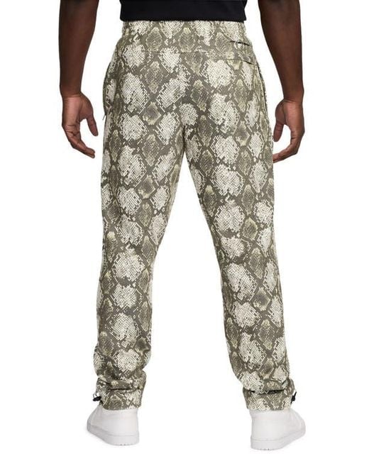 Nike Jordan Snake Print Dri-Fit Fleece Sweatpants for Men | Lyst