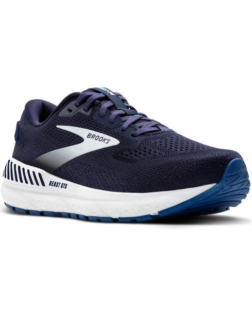Brooks Beast Gts 24 Running Shoe in Blue for Men | Lyst