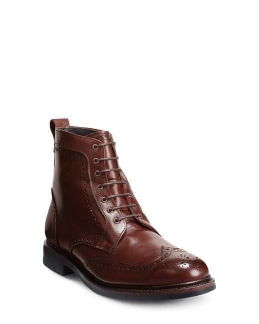 Allen Edmonds Dalton Weatherproof Wingtip Derby Boot in Brown for Men ...