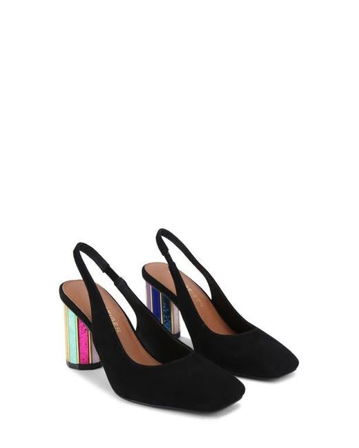 Kurt Geiger Perspex Slingback Pump in Black | Lyst
