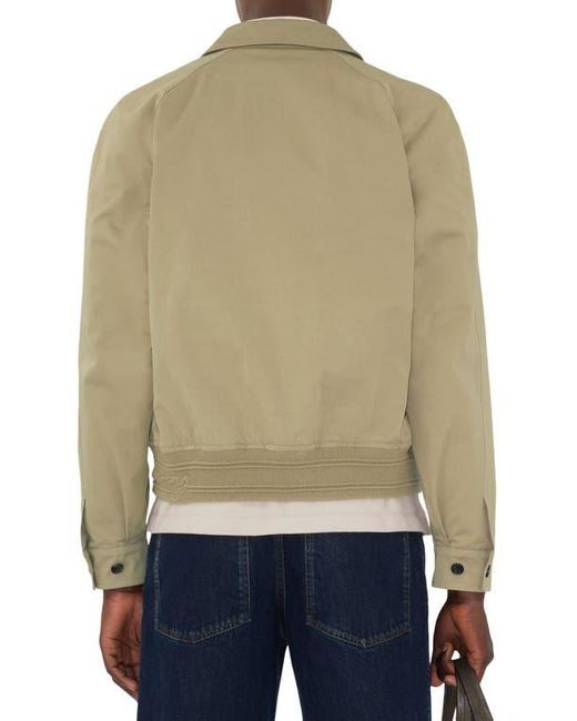 Burberry Harrington Cursive Hem Jacket in Natural for Men | Lyst