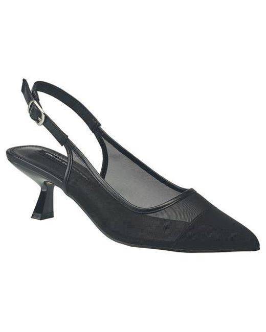 French Connection Mesh Flare Heel in Blue | Lyst