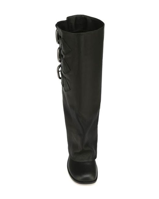 Naked Wolfe Anchor Knee High Boot in Black | Lyst