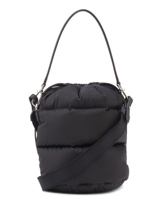 Moncler Caradoc Quilted Puffer Bucket Bag in Black | Lyst