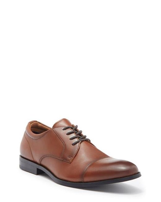 Steve Madden Islin Cap Toe Derby in Brown for Men | Lyst