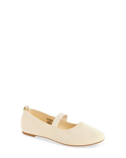 Danskin Shine Mary Jane Flat in Natural | Lyst