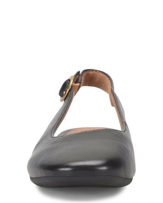 EuroSoft Kelsa Slingback Flat in Black | Lyst