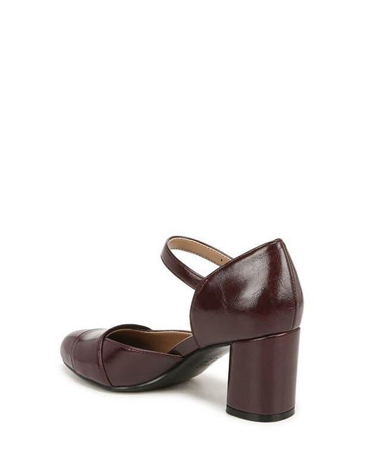 Naturalizer Mary Jane Block Heel Pumps in Brown | Lyst