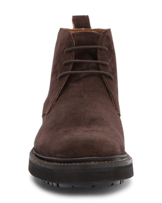 Allen Edmonds Suede Chukka Lace-Up Boots in Brown for Men | Lyst