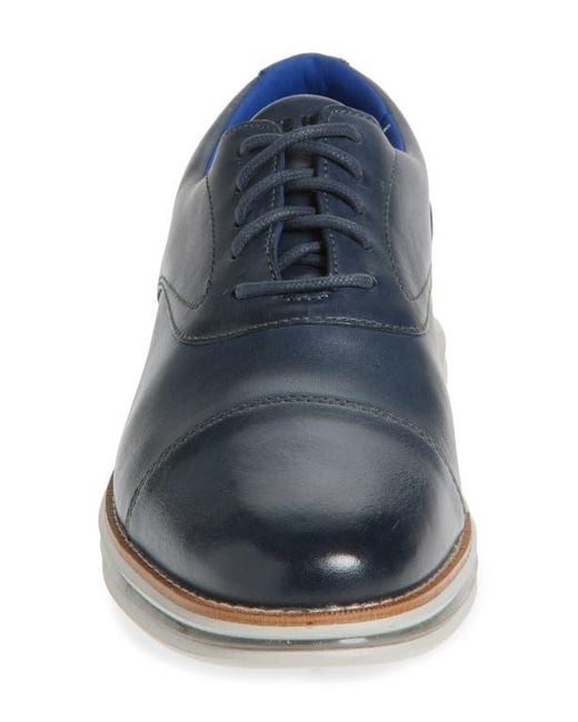 Cole Haan Original Grand Energy One Cap Toe Oxford in Blue for Men | Lyst