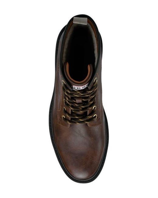 Guess Citizen Faux Fur Lined Lug Boot in Brown for Men | Lyst