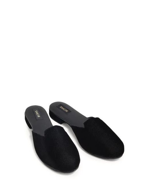 Saachi Velvet Mule in Black | Lyst