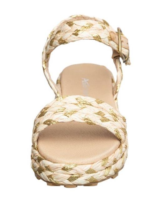 Antelope Brenna Woven Raffia Sandal in Natural | Lyst