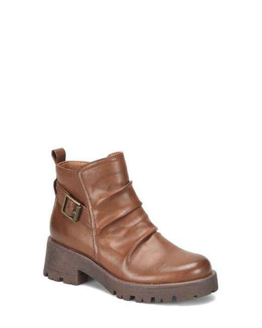 EuroSoft Ariya Ruched Boot in Brown | Lyst