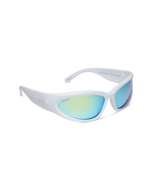 DIFF Side Out 49Mm Rectangular Sunglasses in Blue | Lyst