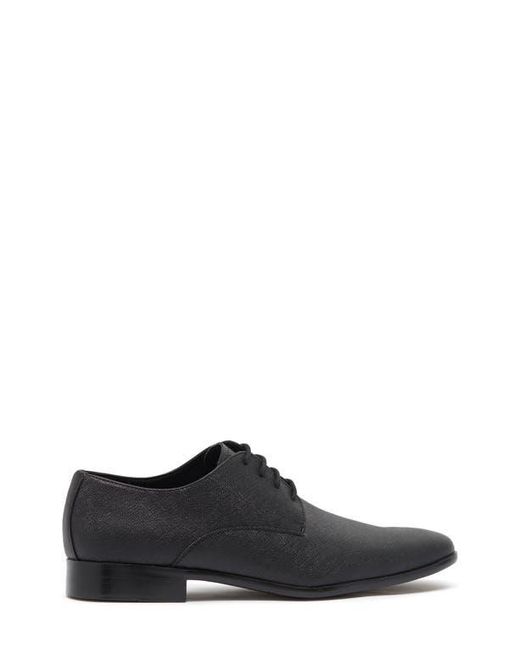 Gordon Rush Plain Toe Saffiano Dress Oxfords in Black for Men | Lyst