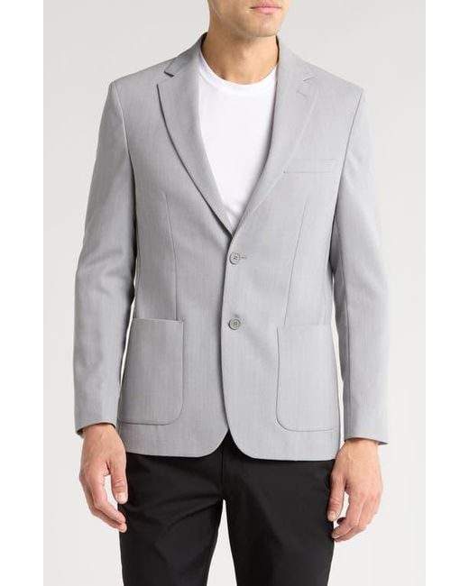 Calvin Klein Wool Blend Sport Coat in Gray for Men | Lyst