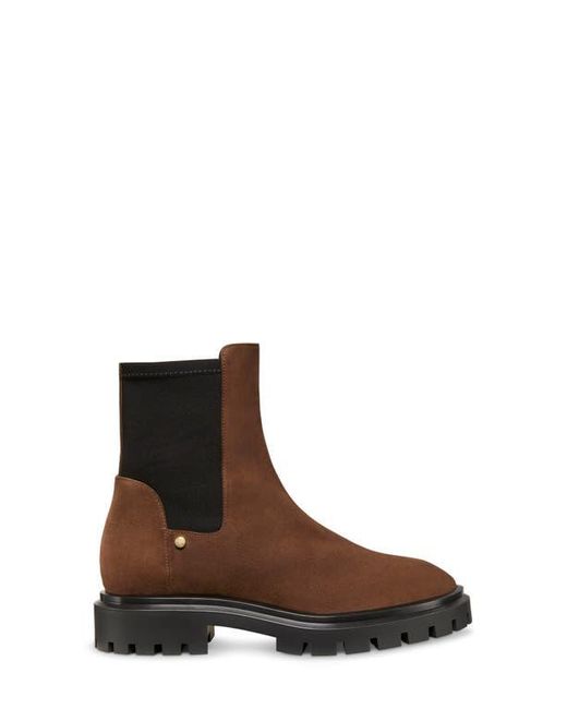 Stuart Weitzman Ultra Lug City Chelsea Boot in Brown | Lyst