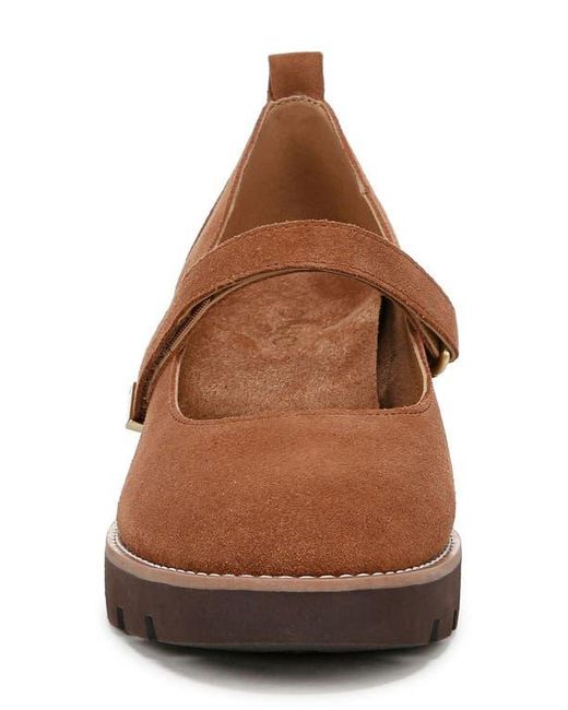 Vionic Alma Mary Jane Wedge Pump in Brown | Lyst