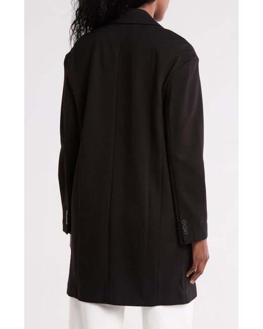 Dkny Oversize Ponte Blazer In Black Lyst