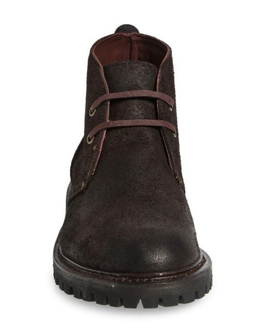 Allen Edmonds Chandler Lug Chukka Boot in Black for Men | Lyst