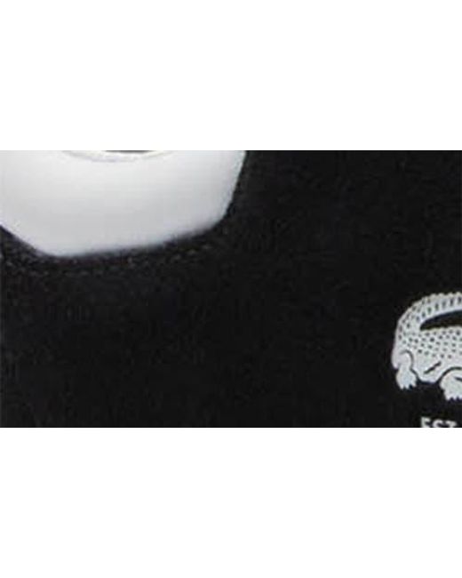 Lacoste Baseshot Leather Sneaker in Black for Men | Lyst